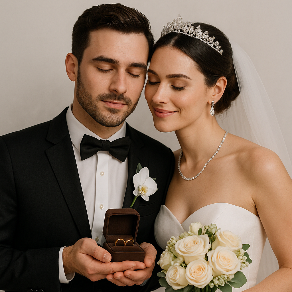 Aros de Matrimonio Elegantes y Modernos Oro 18K - Plata 950 - ICHIRO